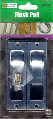 FLUSH PULL HANDLE CHROME PLATED 115MM PACK OF 2 – Warringah Timbers
