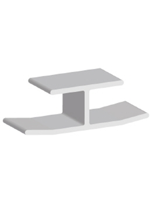 PVC H Mould Straight Jointer for 10mm thick sheets 3000mm long – Home ...