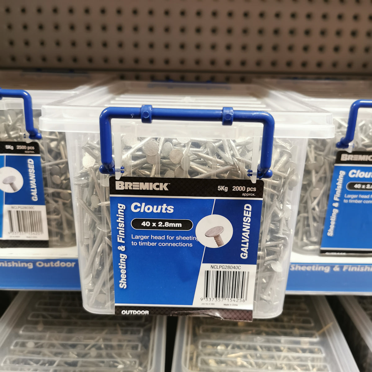 NAIL CLOUT GAL 40 X 2.8MM 5KG BREMICK 154256 – Warringah Timbers