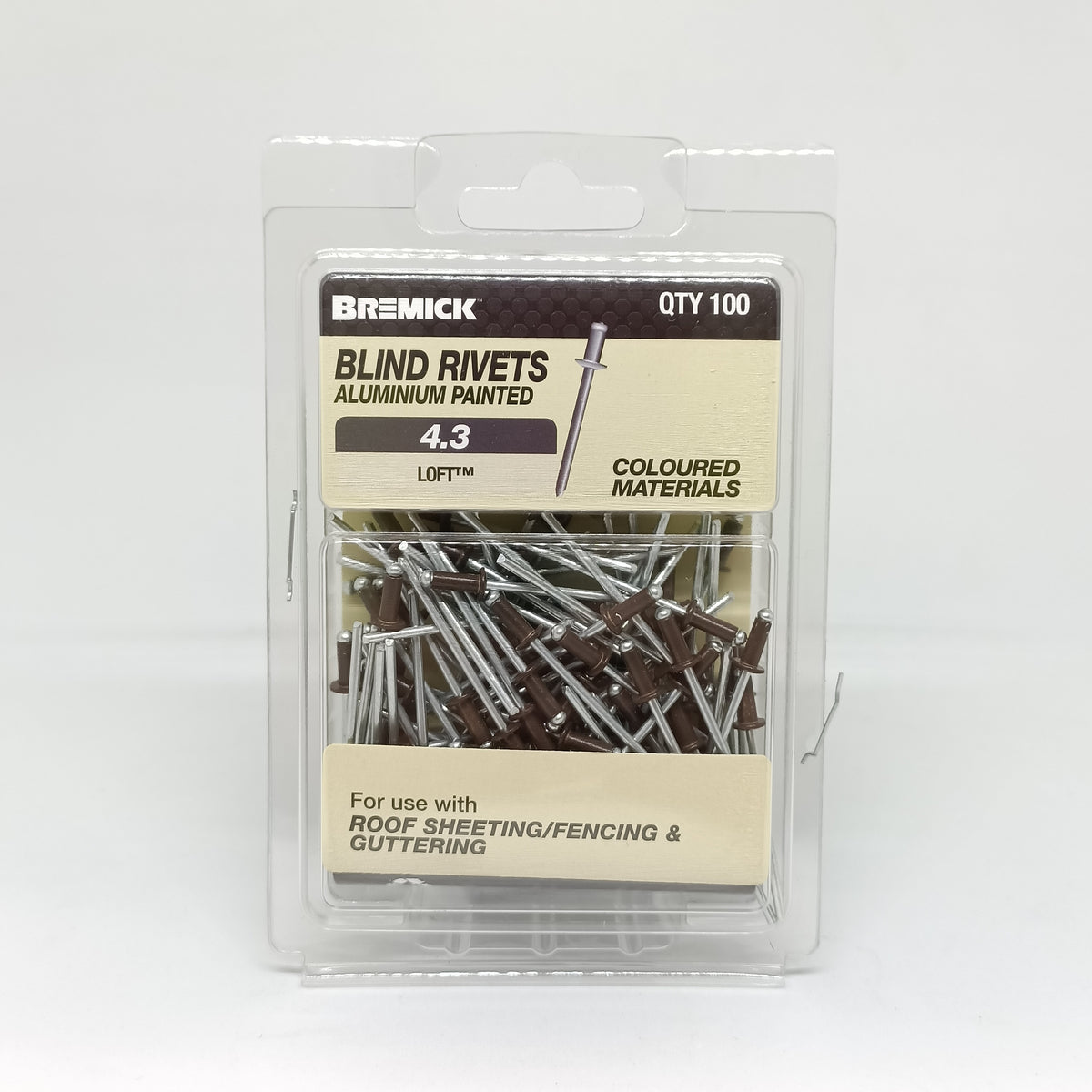 RIVET ALUMINIUM 4-3 LOFT PKT 100 BREMICK – Warringah Timbers