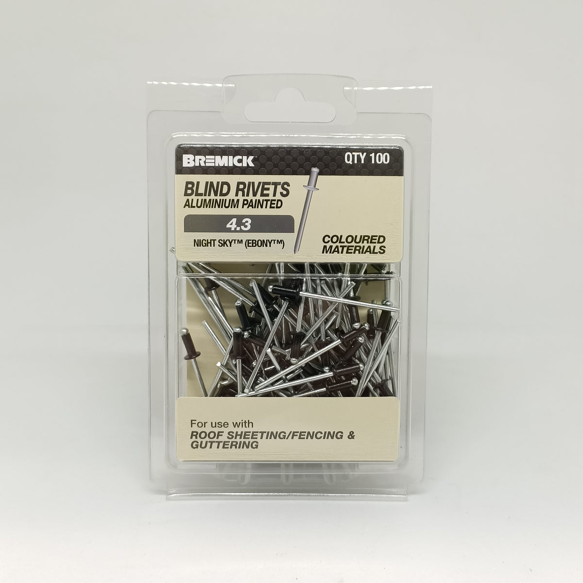 RIVET ALUMINIUM 4-3 NIGHT SKY PKT 100 BREMICK 019838 – Warringah Timbers