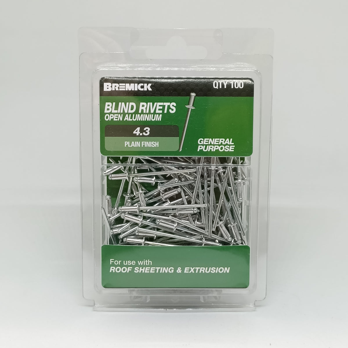 RIVET ALUMINIUM 4-3 PKT 100 BREMICK – Warringah Timbers